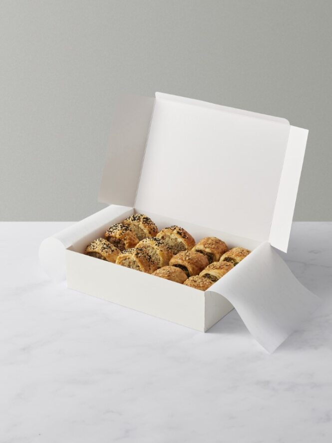 Mini Sausage Roll & Spinach Rolls Sharing Box | GAIL's Bakery