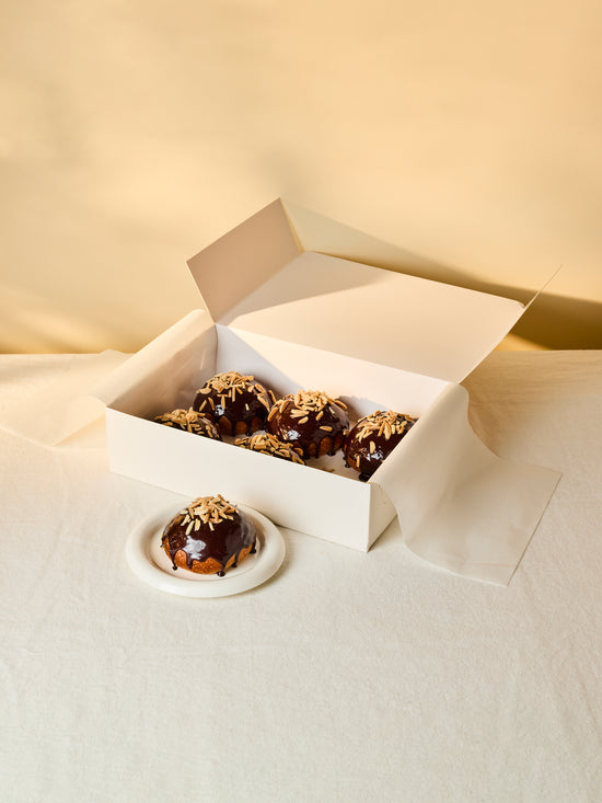 6 Chocolate & Salted Almond Buns – GAIL's