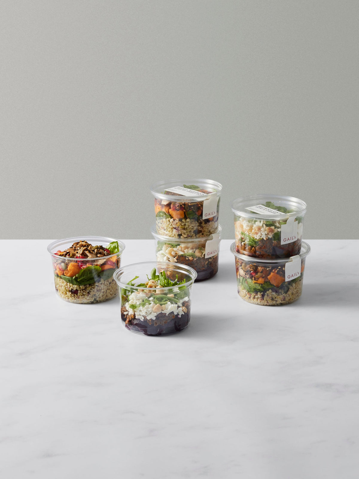 Fresh Salad Pots Variety Pack | Serves 6-12 | GAIL's Bakery