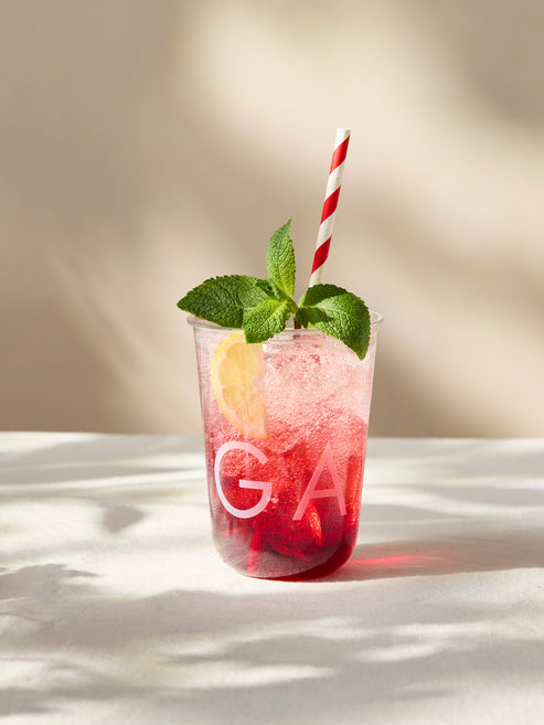 Raspberry & Tarragon Sparkling Hibiscus Iced Tea | GAIL's Bakery